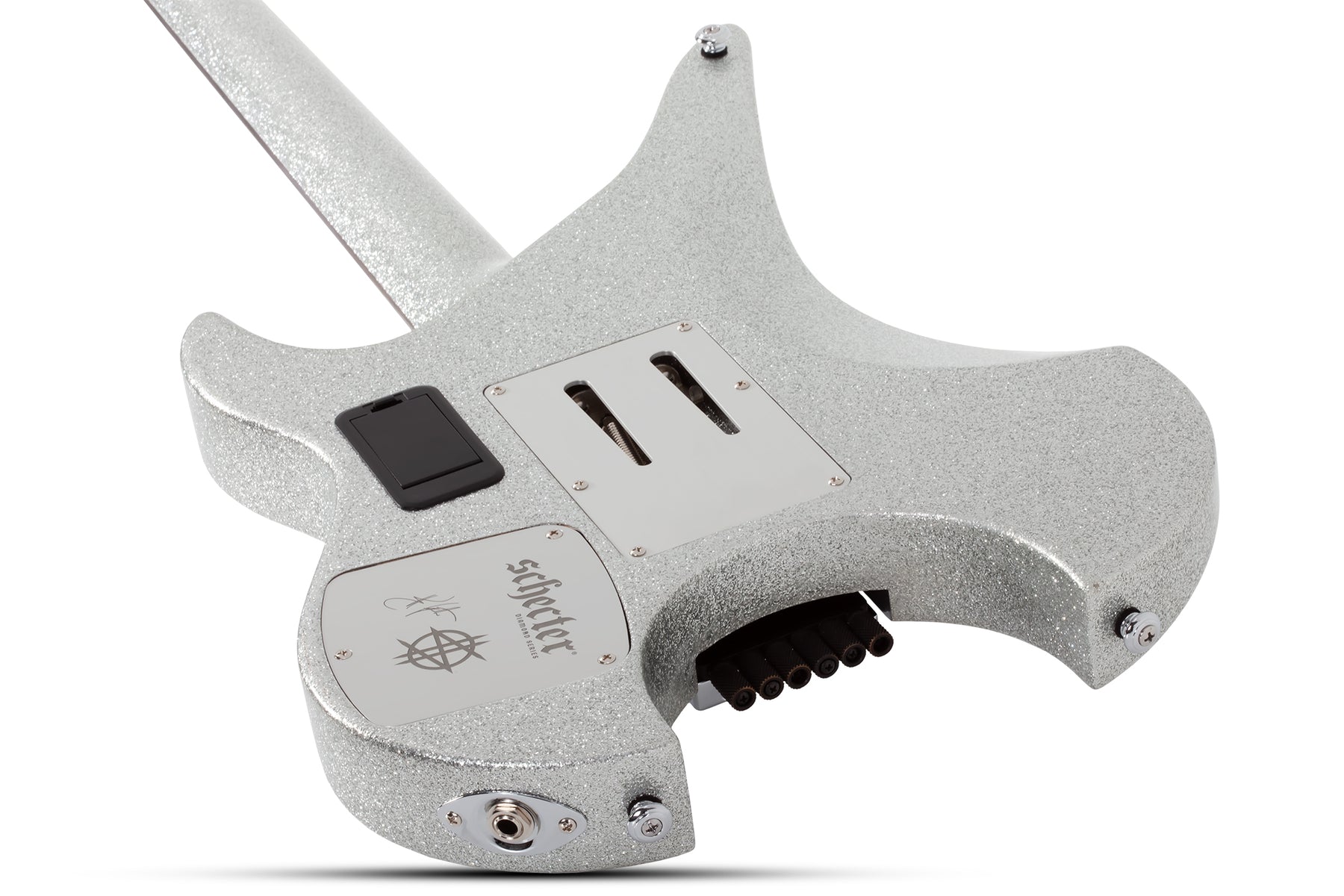 COSMIC HEADLESS 6-STRING SILVER FLAKE GUITAR – The Synyster Gates Store