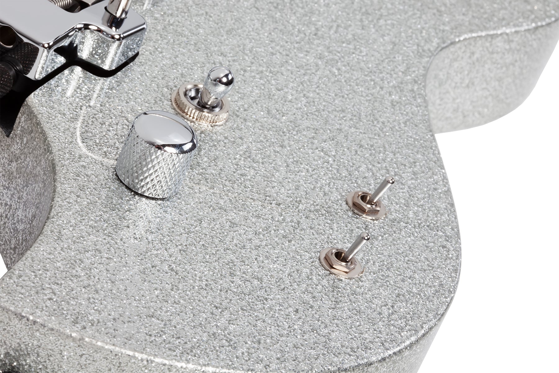 COSMIC HEADLESS 6-STRING SILVER FLAKE GUITAR – The Synyster Gates Store