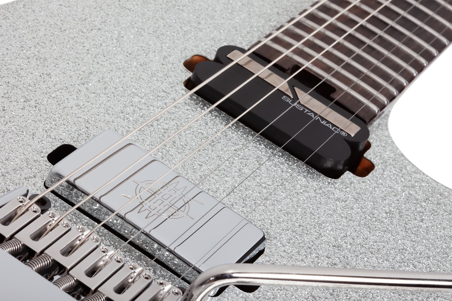 COSMIC HEADLESS 6-STRING SILVER FLAKE GUITAR – The Synyster Gates Store